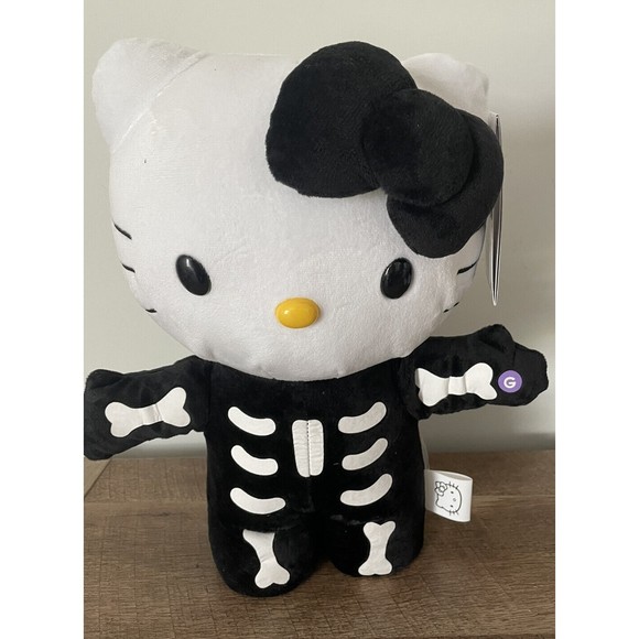 Sanrio | Holiday | Hello Kitty Side Stepper Skeleton Plush Rare Small ...